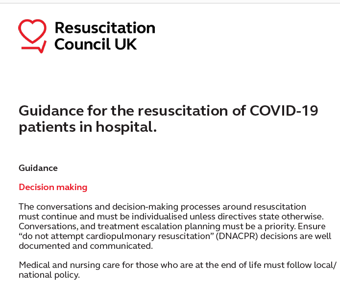 New Guidance for Resuscitation During COVID-19 Pandemic